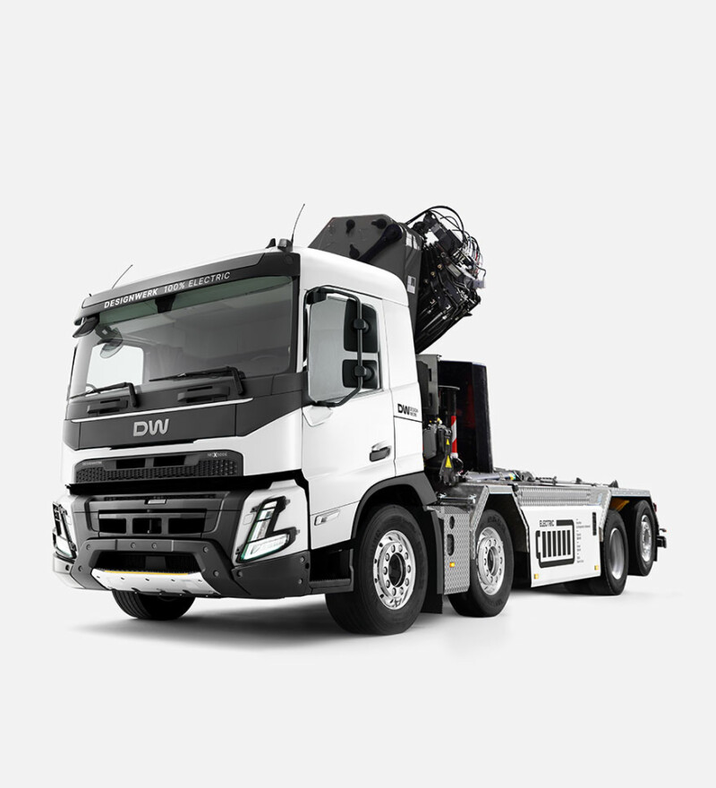Electric trucks for construction logistics | Designwerk